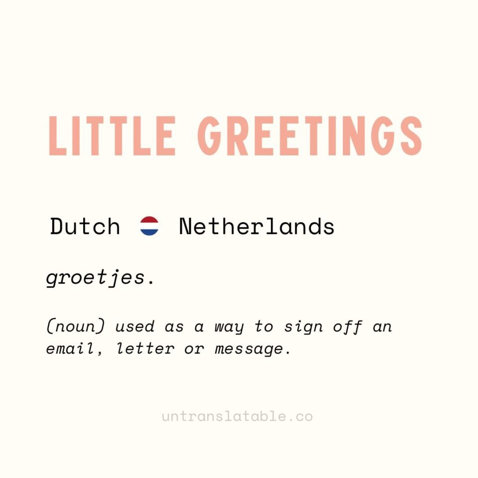 14 Unusual and Delightful Dutch Nouns